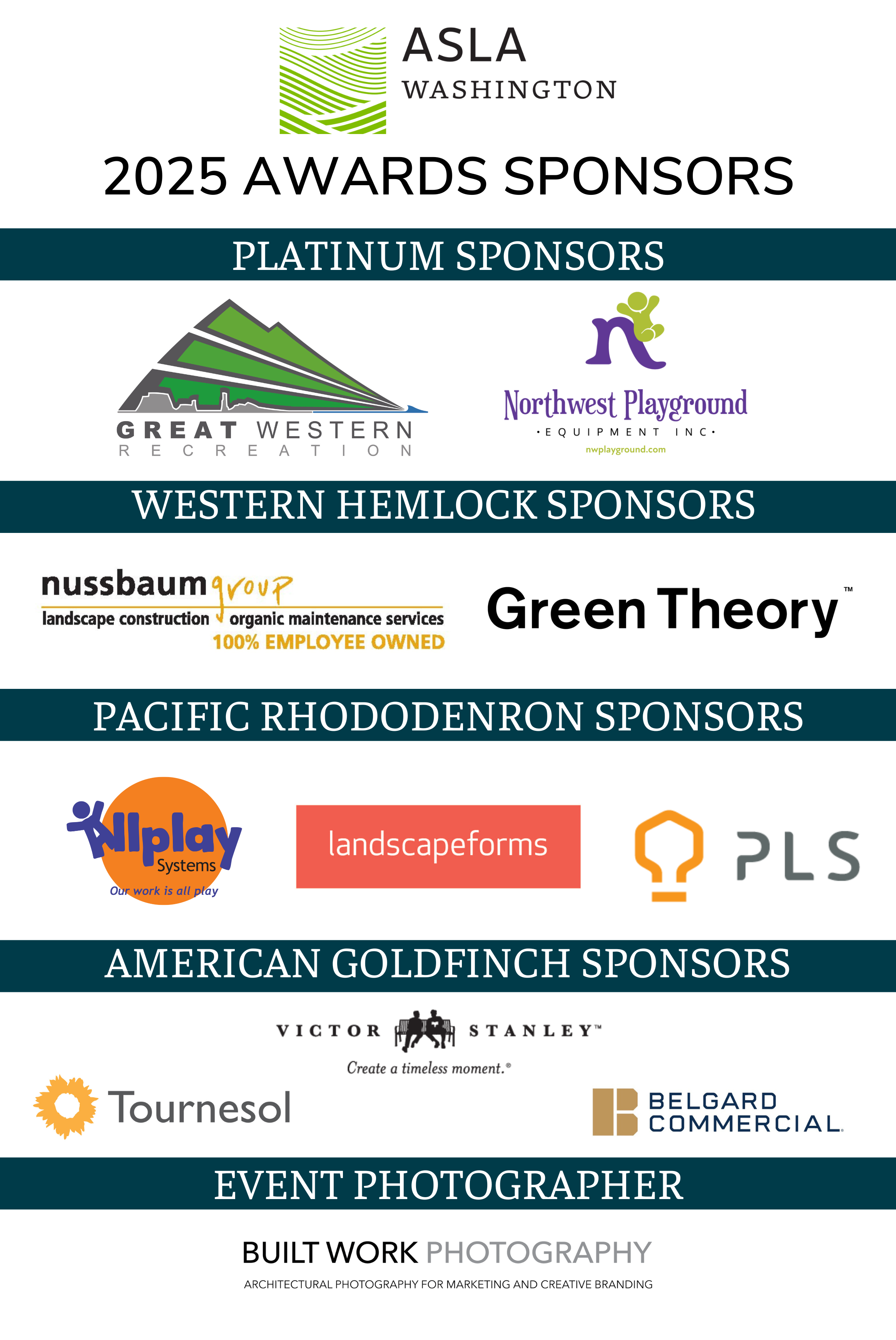 2025 WASLA Award Winners